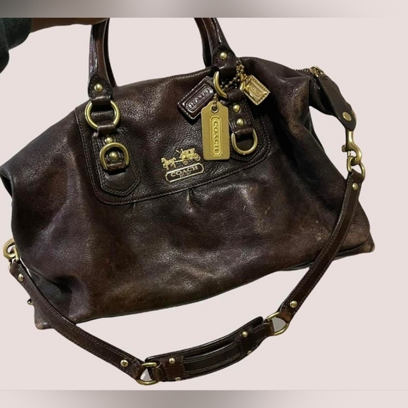 Coach | Bags | Coach Sabrina Madison Vintage Designer Brown Leather ...